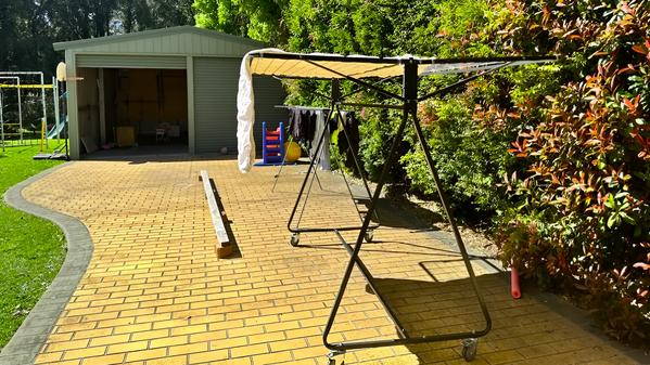 Sunchaser Mobile Clothesline Review: A Game Changer for Clothes Drying ...